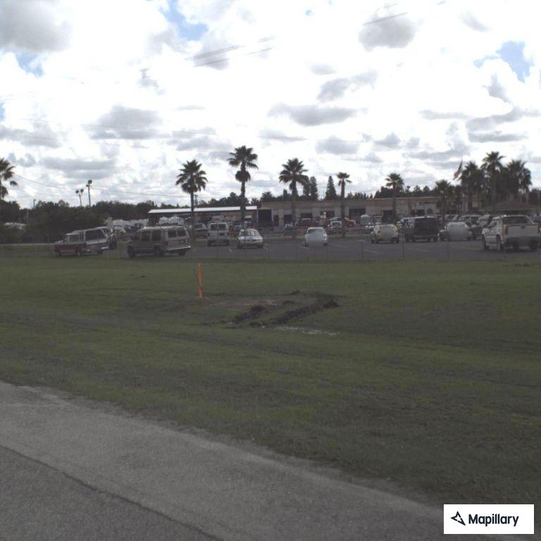 Fire and gas leak from punctured underground line, Polk County FL ...