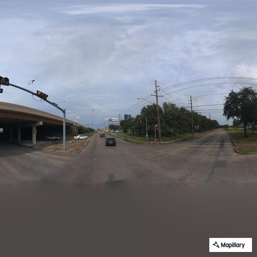 Traffic Lights Flashing Red at Buffalo Speedway and South Loop, Houston ...
