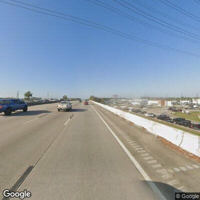 Dark vehicle blocking northbound lanes on highway, Harris County TX ...