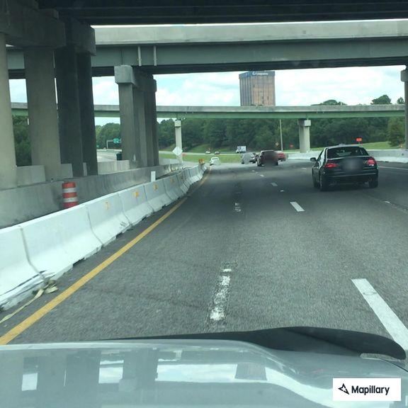 Toyota pickup stopped near I-20 East 137 exit ramp, Darlington County ...