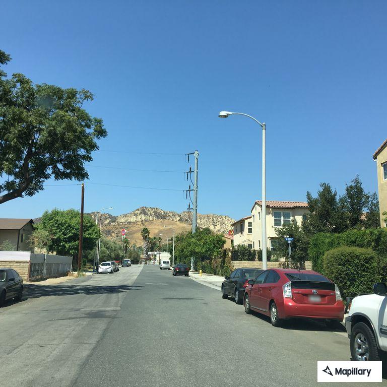 Traffic accident involving car and semi-truck on freeway, Castaic CA ...