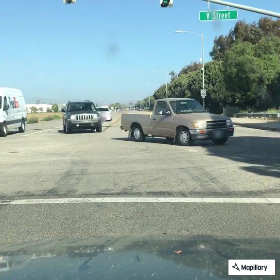Traffic accident with vehicle damage and suspect detained, Lompoc CA ...