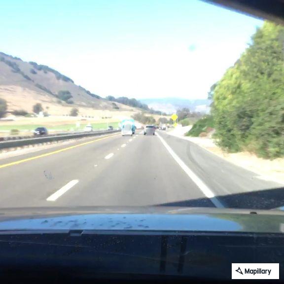 Pedestrian seen flailing arms on Highway 101, San Luis Obispo CA ...