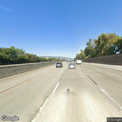 Fuel spill from punctured gas tank on I-280 northbound, Santa Clara ...