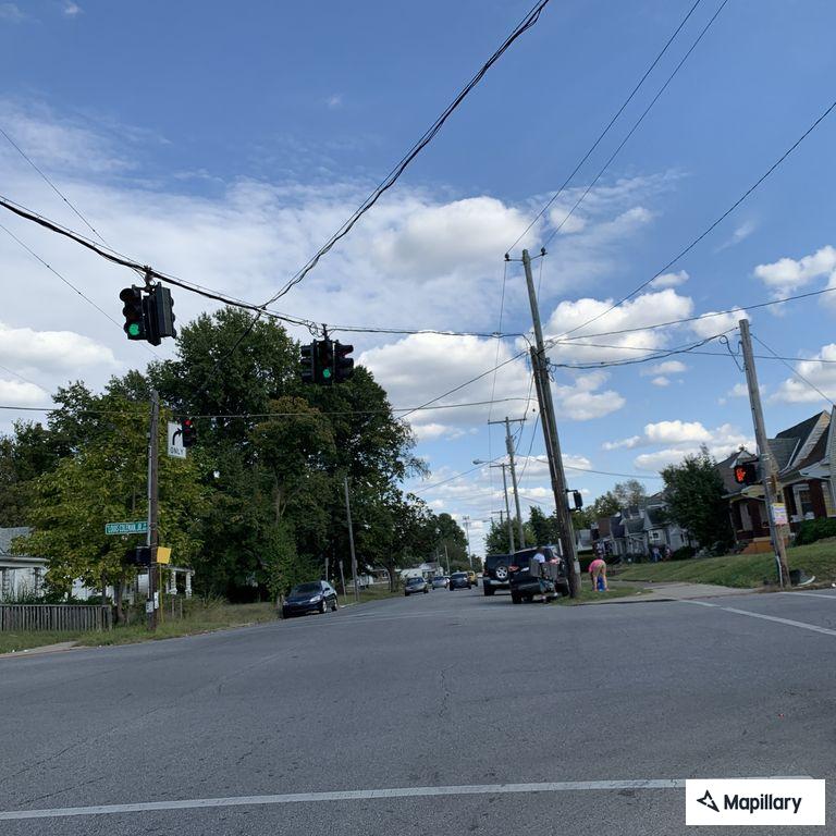 Traffic stop for improper tag near Garland Avenue, Louisville KY ...