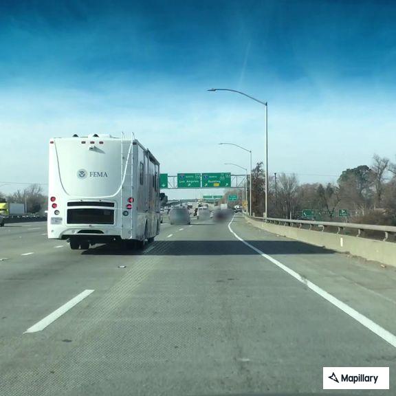 Traffic control conducted near highway 50 and 99 split, Sacramento CA ...