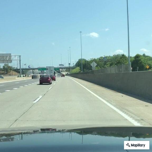 Memory foam debris causes hazard on I-70 westbound, St Peters MO ...