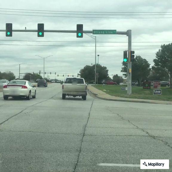 Injury accident involving two vehicles near 119th Street and Strang ...