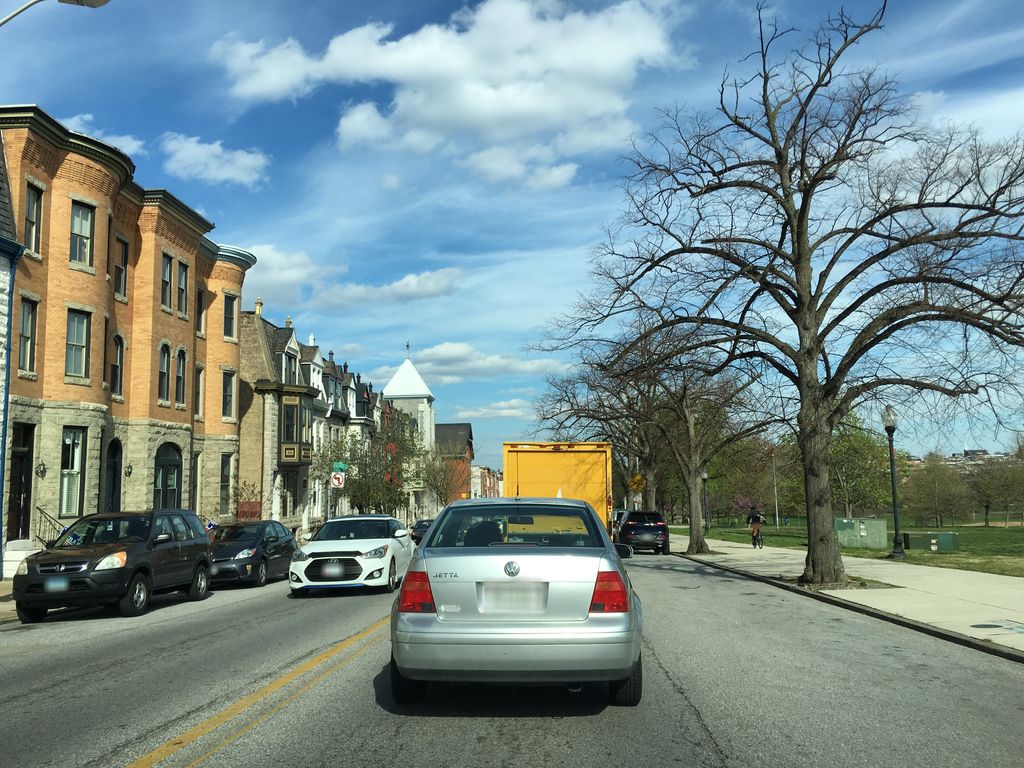 Vehicle accident near Kirk Avenue at Friendship and Fillmore, Baltimore ...