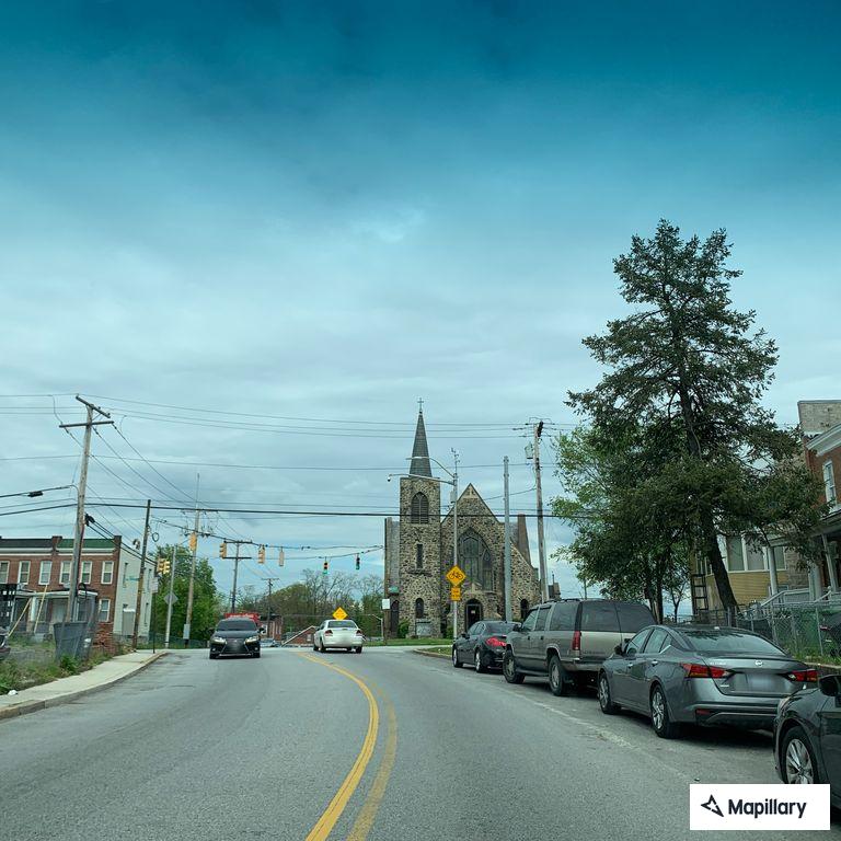 Traffic lights flashing at Pimlico and Cold Spring, Baltimore MD ...