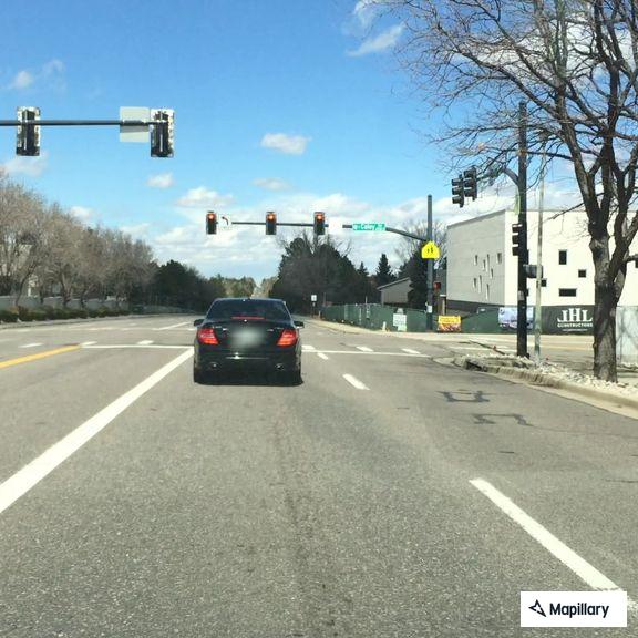 Motor vehicle accident at South Dayton and East Caley, Denver CO ...