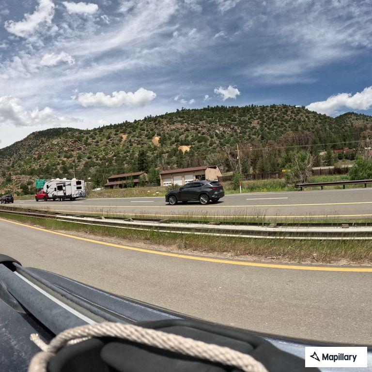 Vehicle runs off road and hits guardrail on Highway 40, Clear Creek ...