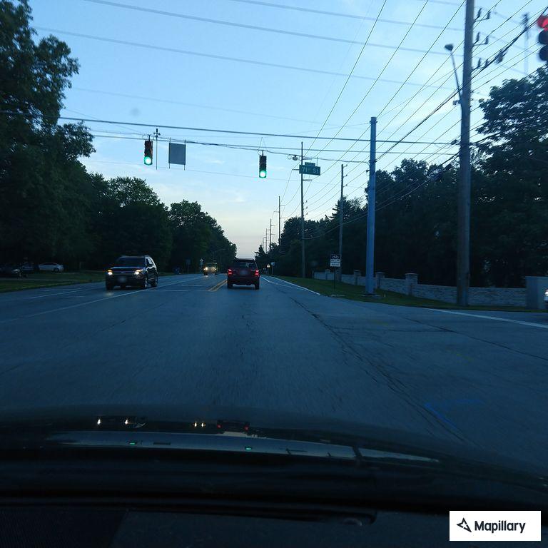 Traffic hazard with blinking red and yellow lights reported ...