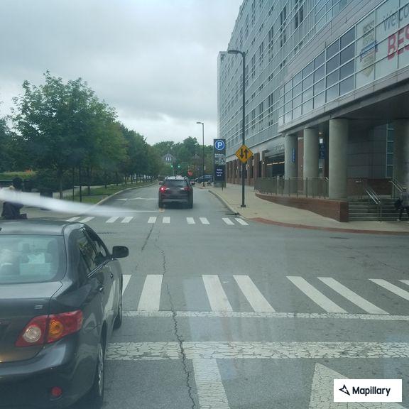 Vehicle may have struck unmarked police car near Oakwood and Reinhardt ...