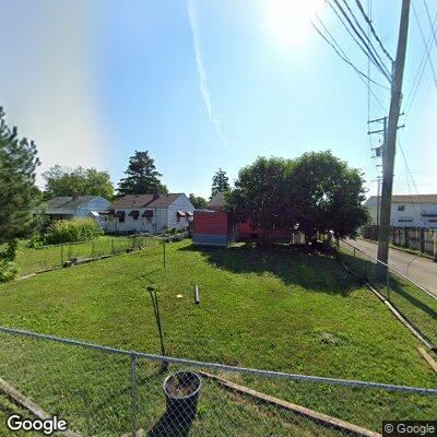 Trucks passing vehicles on shoulder on Route 161 westbound, Franklin ...