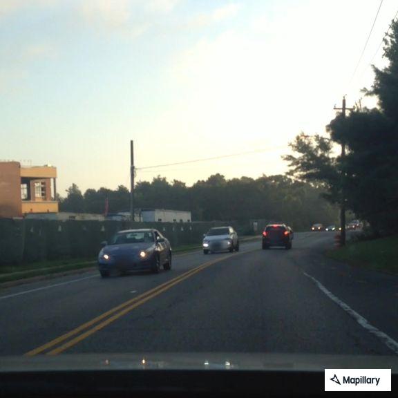Collision involving blue Dodge Ram and white Ford on College Road ...