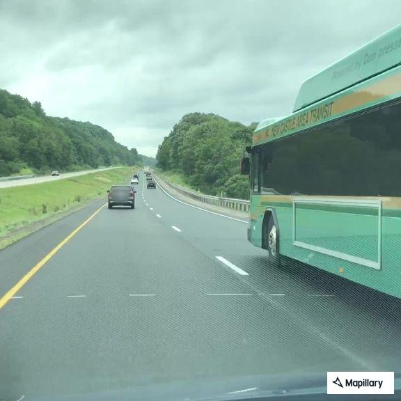 Tractor-trailer off roadway on interstate 79 in pennsylvania, Butler ...