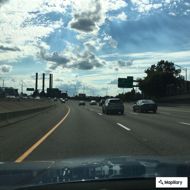 Auto accident on interstate 195 east near exit 1a, Providence RI ...