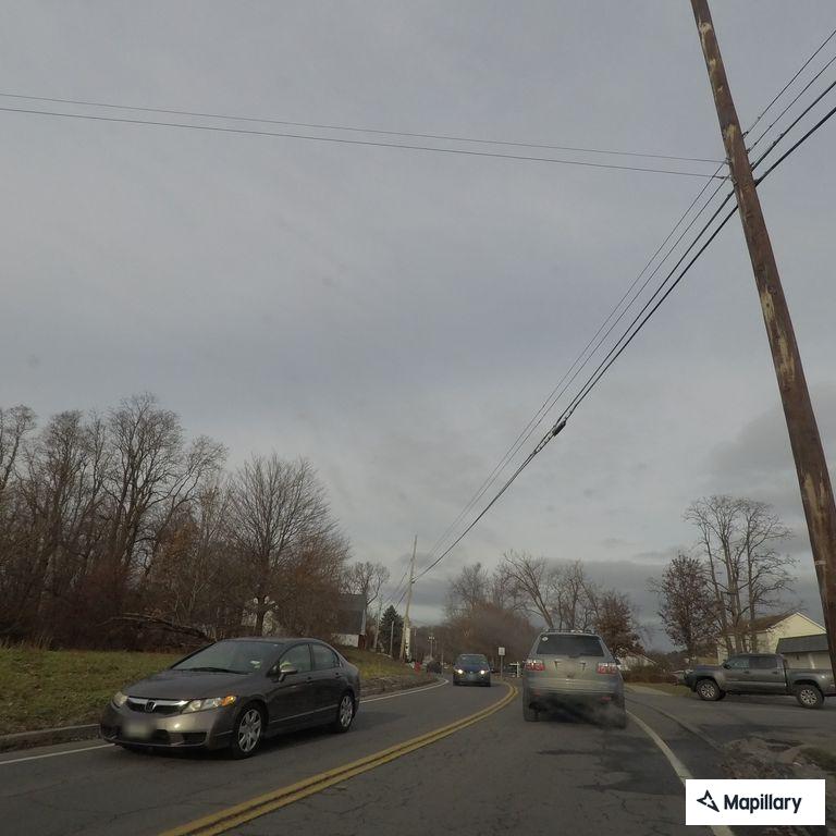 Utility pole and wires down on Route 4 near Agway Drive, Rensselaer ...