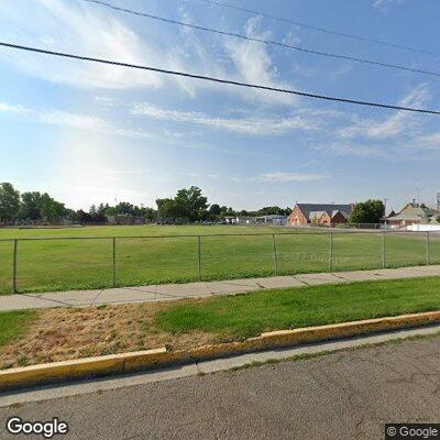 Person with powered paraglider flies near interstate, Mountain Home ID ...