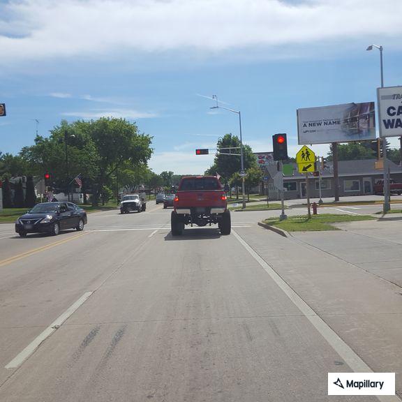 Two vehicle accident on its side near Vine St, Wisconsin Dells WI ...