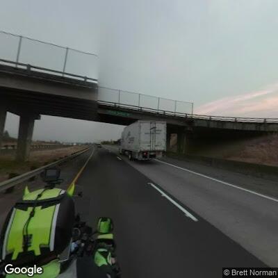 Vehicle crash damages cable barriers on I-5 southbound, Lane County OR ...