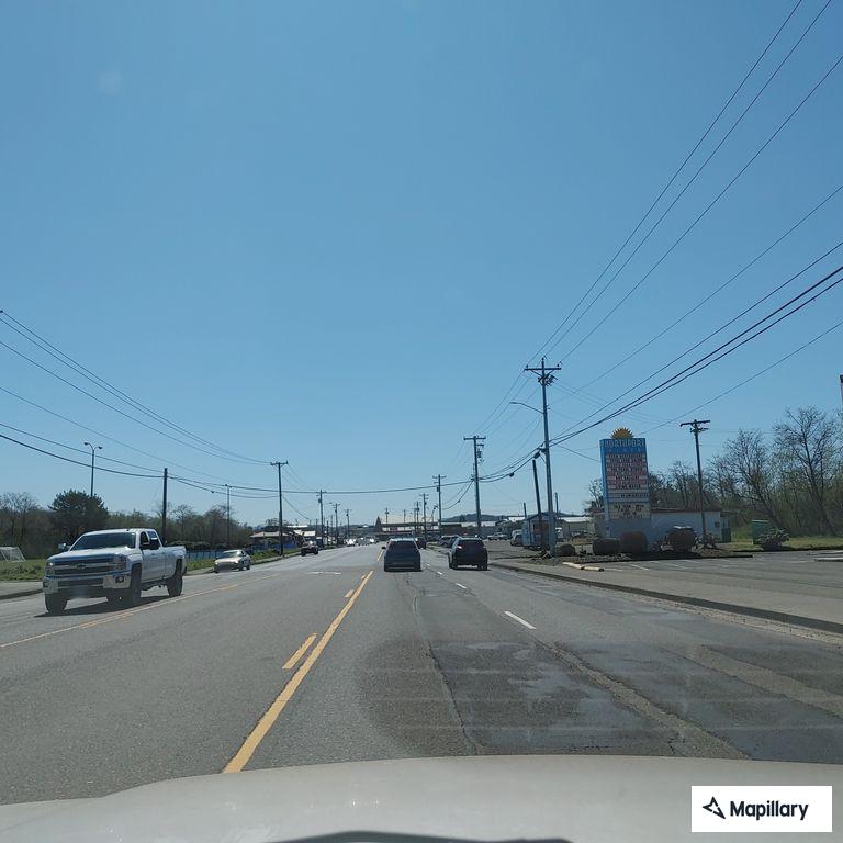 Vehicle trapped in floodwater near North Main and Hadley Road ...