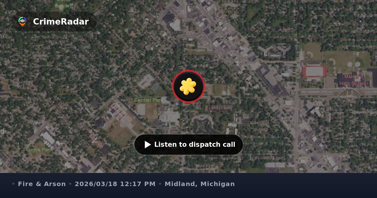 Illegal outdoor fire on North Murphy Road, Midland MI | CrimeRadar