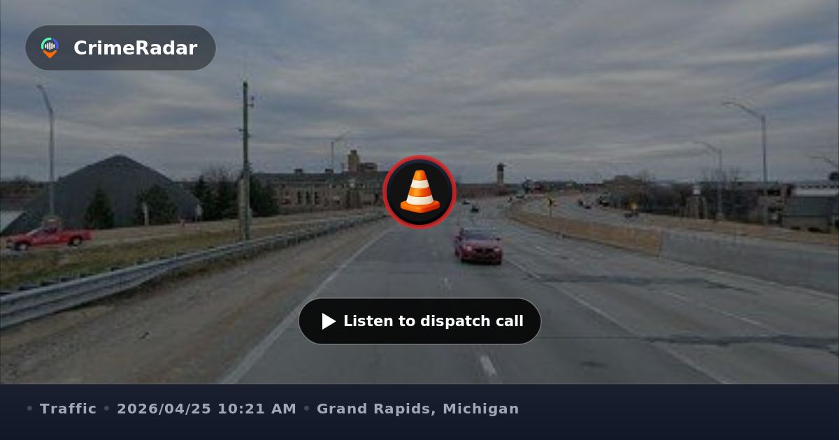 Vehicle crash near Pearl Street ramp to US-131, Grand Rapids MI ...