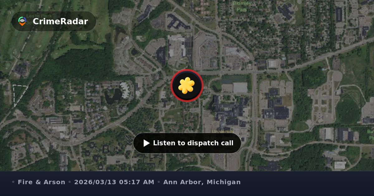 Fire alarm and power failure at FXB building, Ann Arbor MI | CrimeRadar