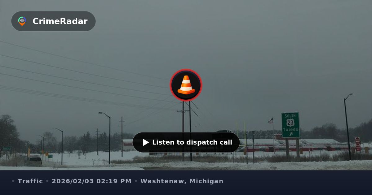 Two-vehicle crash reported on US-23 near Geddes Rd, Washtenaw County MI ...