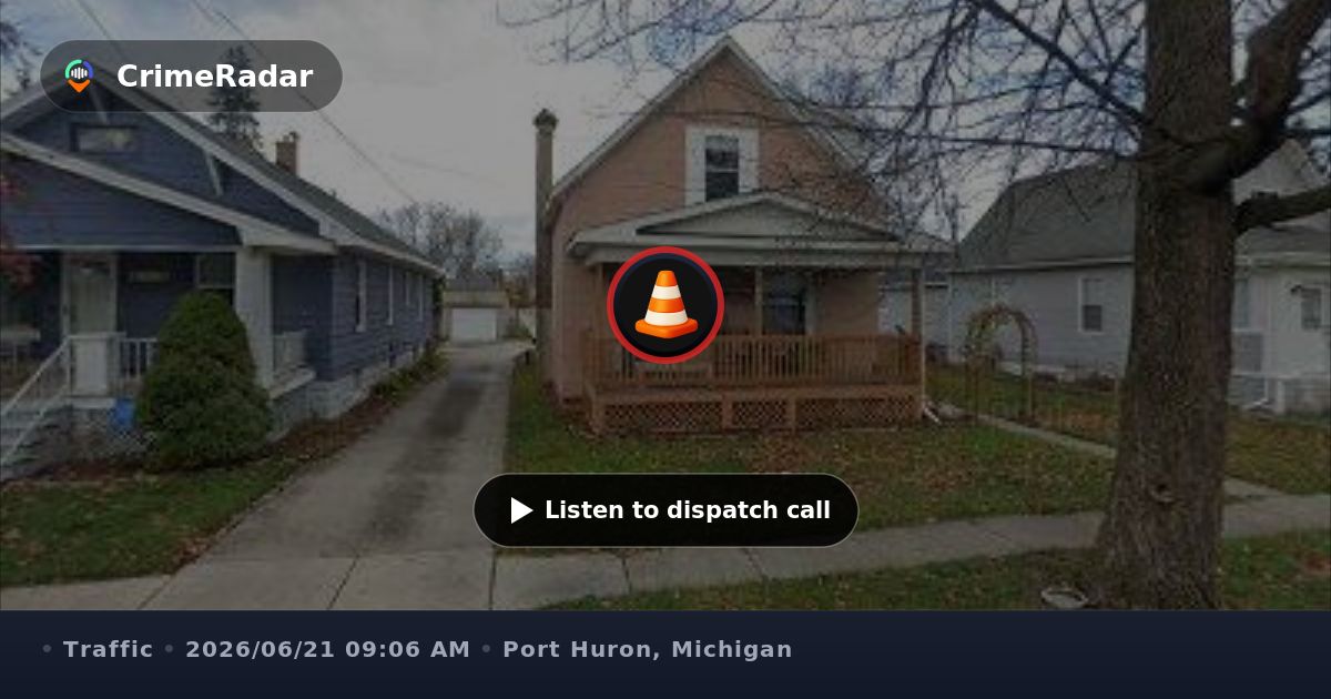 Rollover crash on Miller Street in Port Huron, Port Huron MI | CrimeRadar