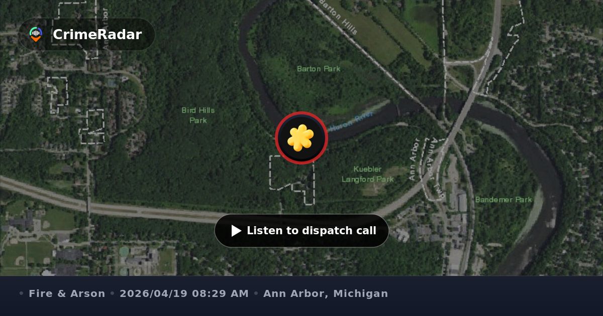 Possible gas leak at construction site on Viding Road, Ann Arbor MI ...