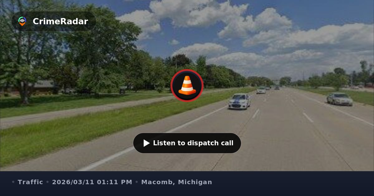 Two-car crash with injury on Metro Parkway, Macomb County MI | CrimeRadar