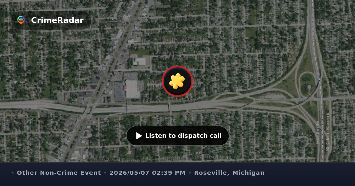 Caller briefly reports missing dog in Roseville, Roseville MI | CrimeRadar