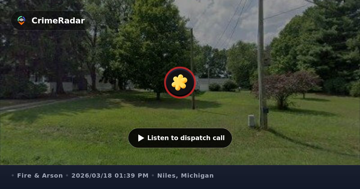 House fire reported on East Main Street, Niles MI | CrimeRadar