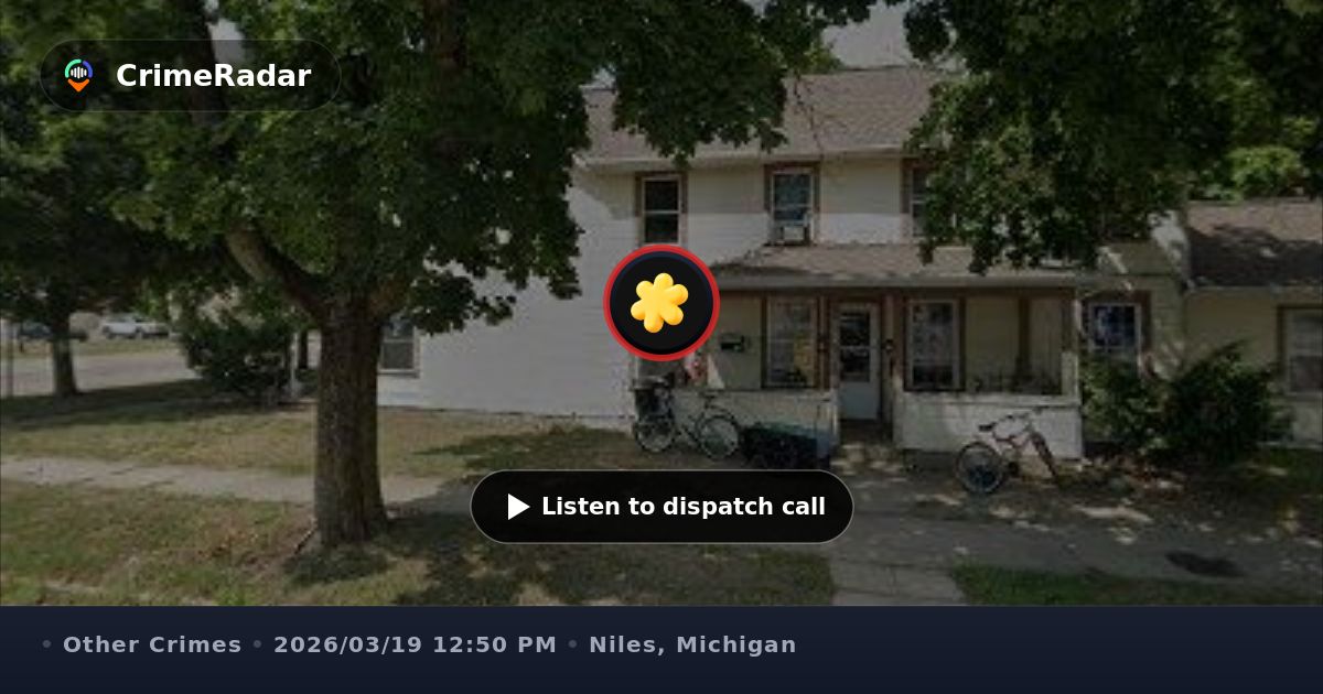 Landlord–tenant dispute at Broadway residence, Niles MI | CrimeRadar
