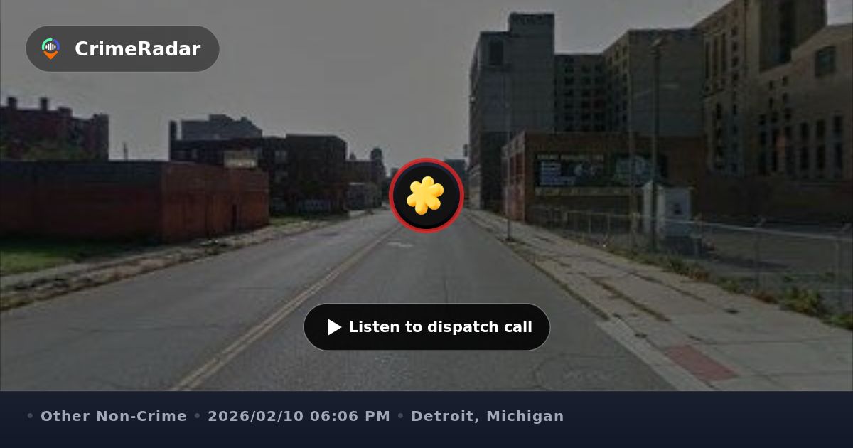 Water main break reported at Cass and Charlotte, Detroit MI | CrimeRadar