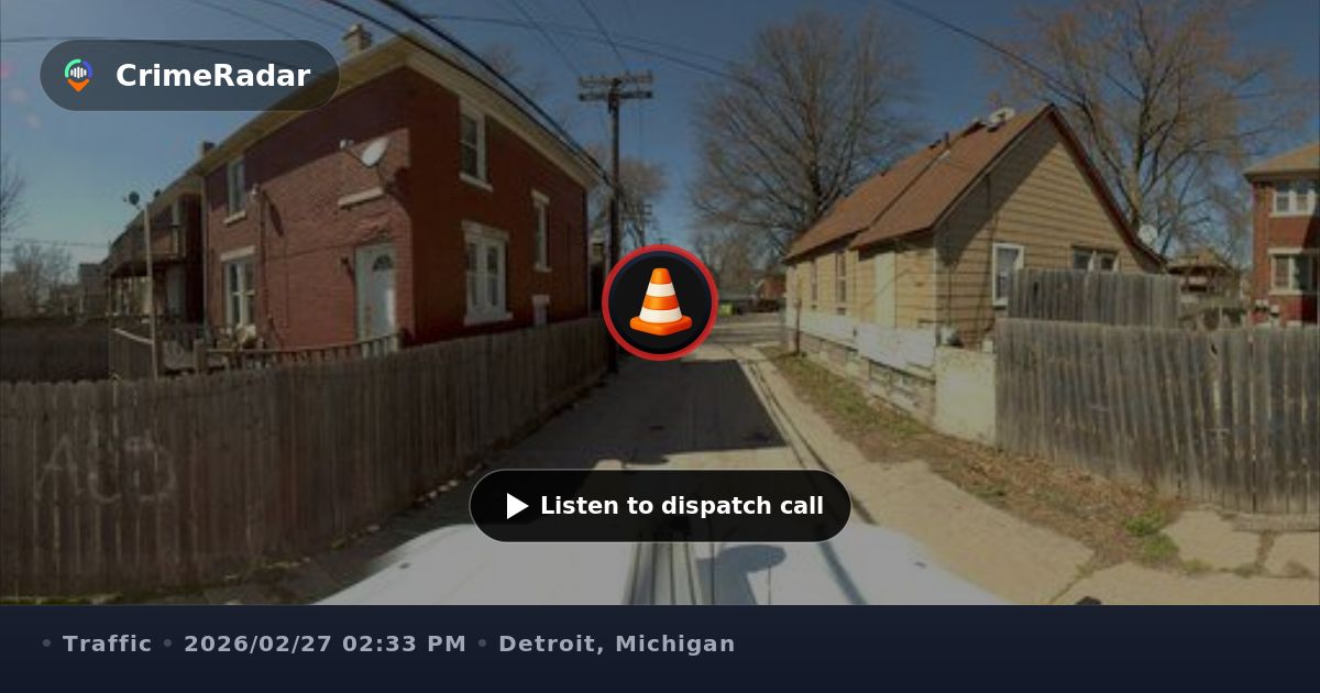 Auto accident at Logan and Springwells streets, Detroit MI | CrimeRadar