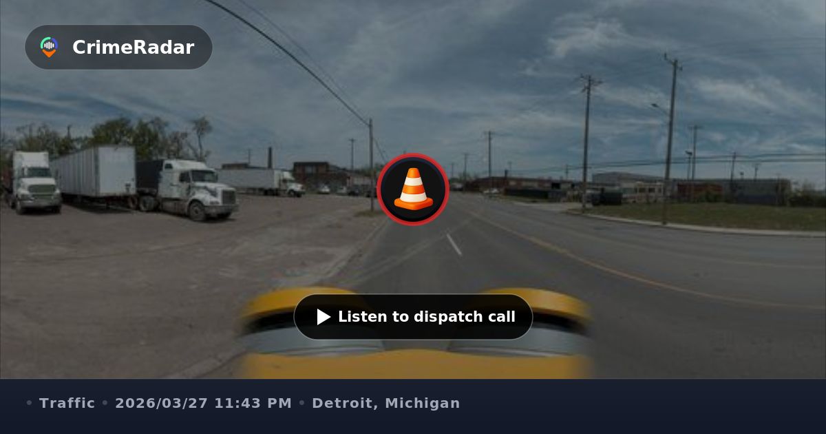 Vehicle accident reported on 6 Mile Road, Detroit MI | CrimeRadar