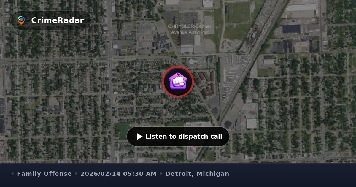 Woman reports assault by boyfriend near Yolanda Street, Detroit MI ...