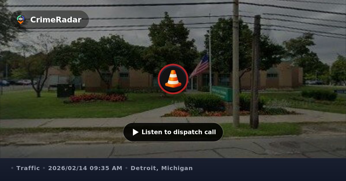 Traffic stop outside 12th Precinct on West 7 Mile, Detroit MI | CrimeRadar