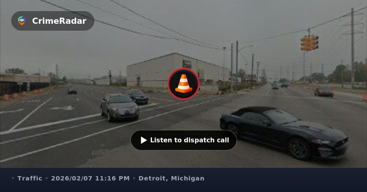 Officers respond to crash at Groesbeck and Eight Mile, Detroit MI ...
