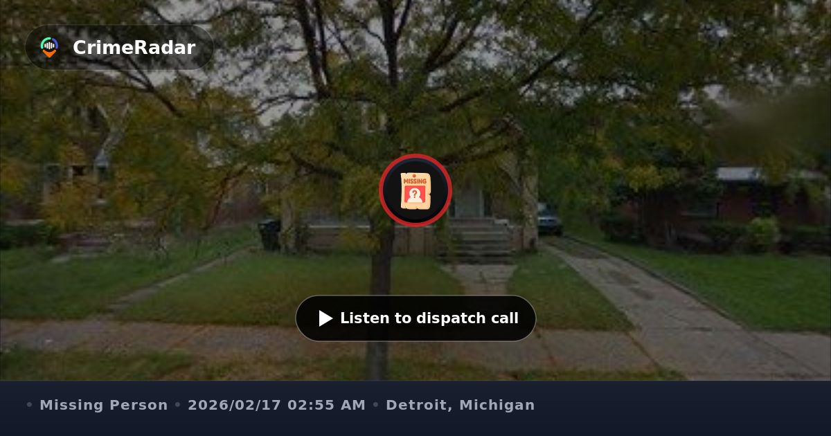 Sixteen-year-old girl missing from care home, Detroit MI | CrimeRadar