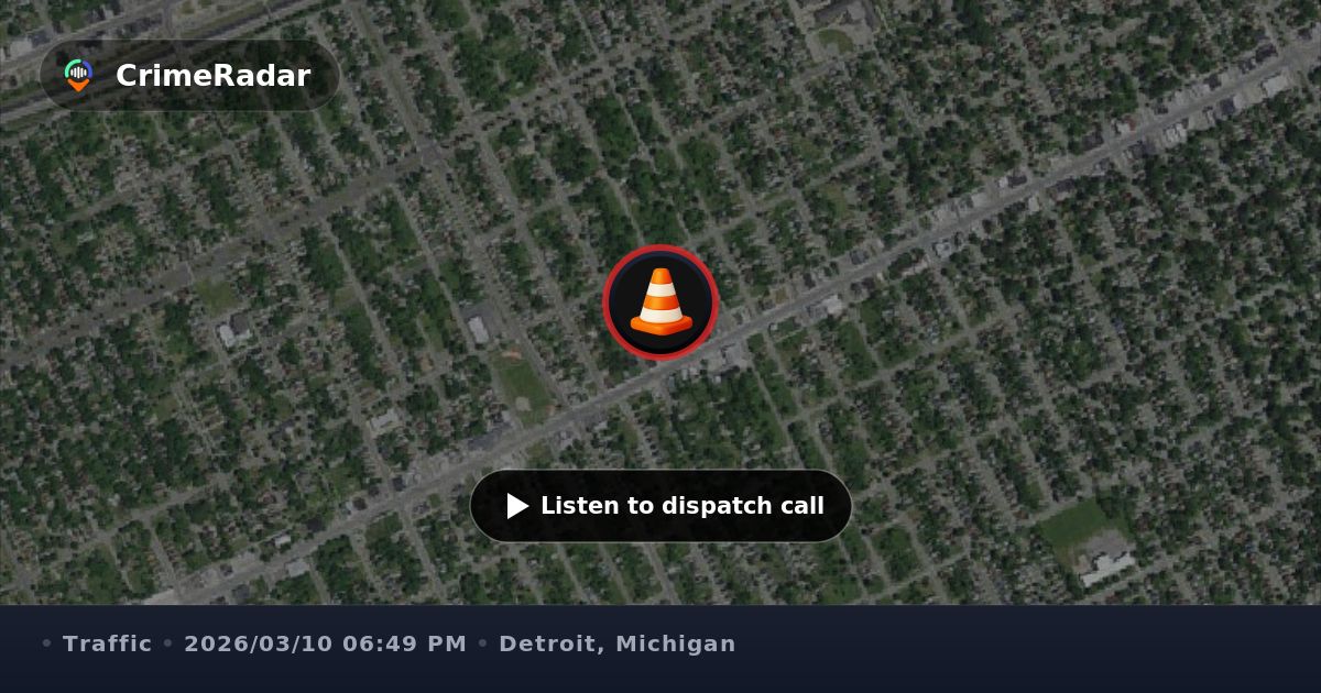 Injury crash with one person trapped at Warren and Alter, Detroit MI ...