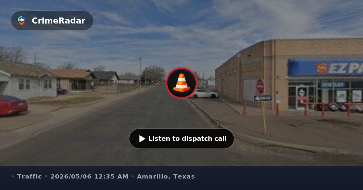 Vehicle flees crash and pursuit near school, Amarillo TX | CrimeRadar