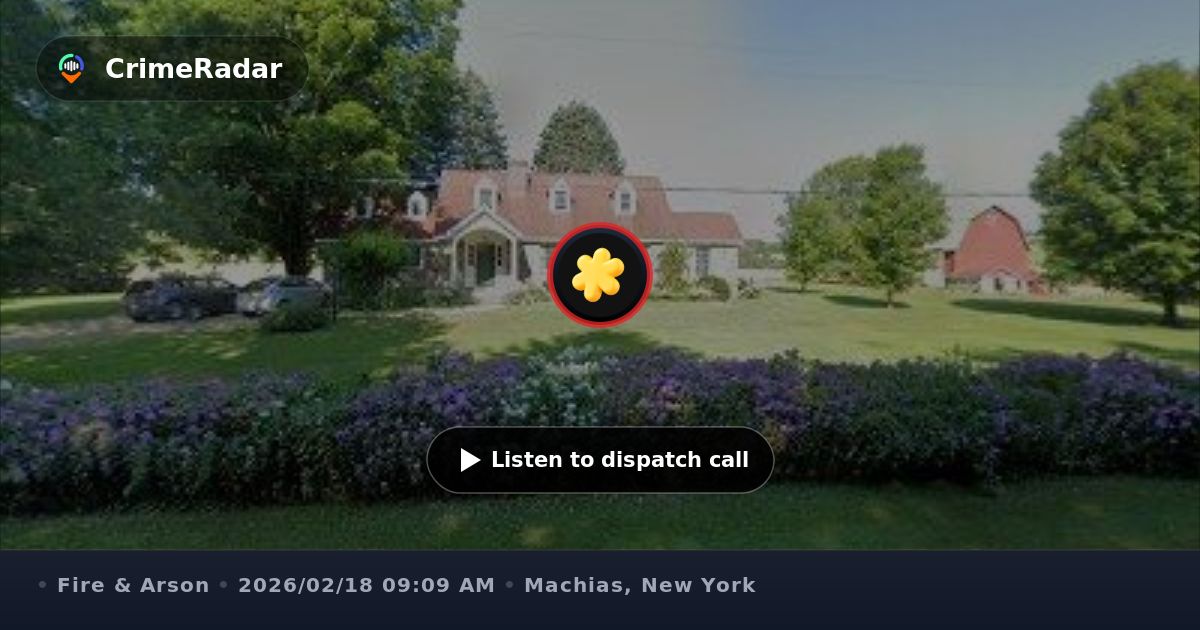 Multiple crews battle fire on McKinstry Road in Machias, Machias NY ...