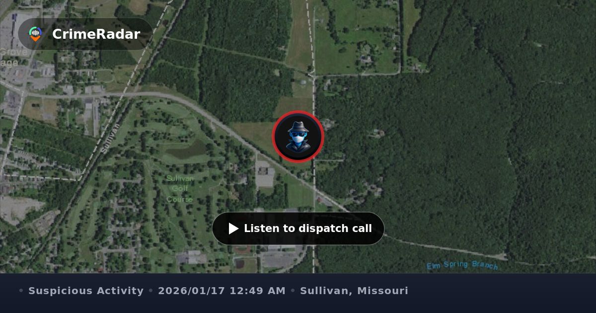 Officer investigates unsecured gate at high school bus lot, Sullivan MO ...