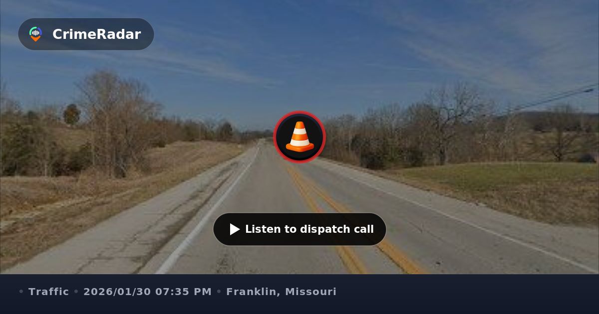 Traffic stop near Maple Beach and Highway O, Franklin County MO ...