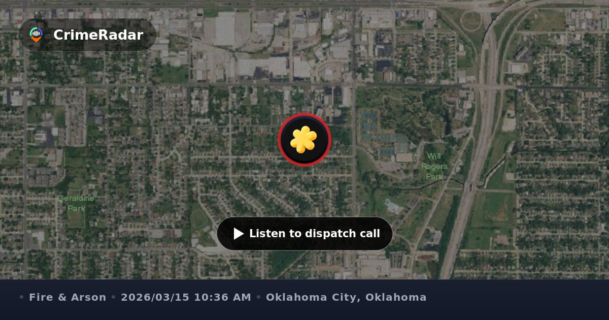 Smoke reported, possible grass fire near 29th and Portland, Oklahoma ...